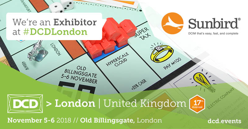 Visit Sunbird at DCD London! | Sunbird DCIM